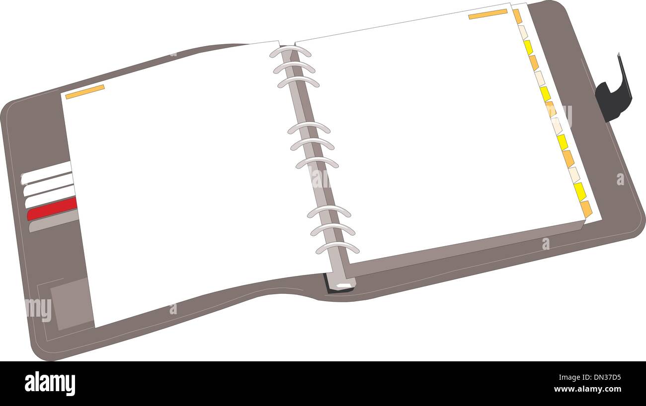 Diary cut out Stock Vector Images - Alamy