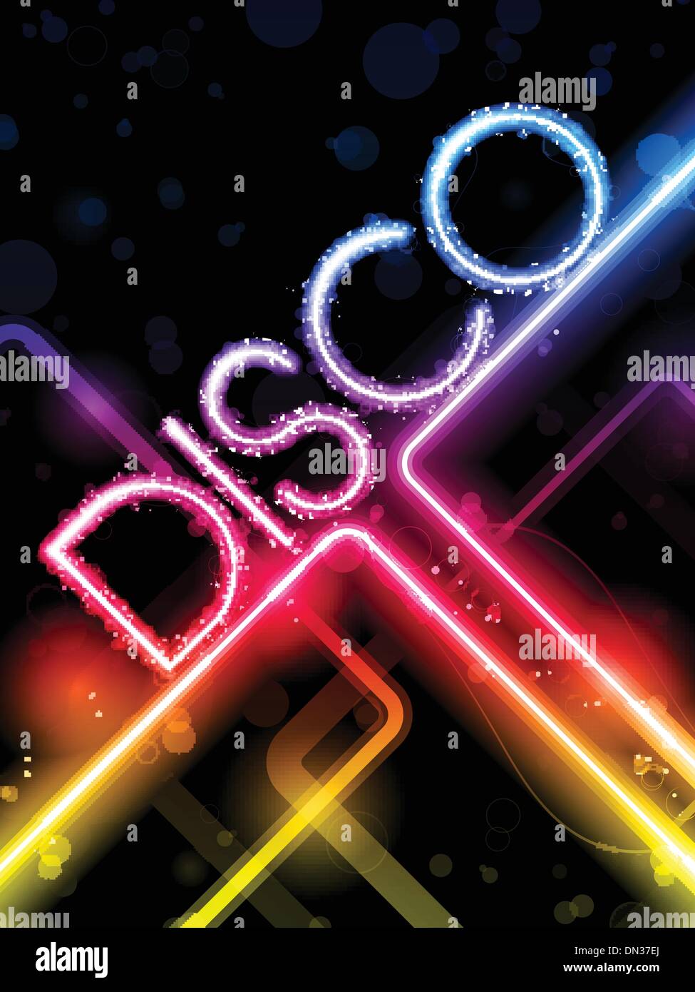 Disco Abstract Colorful Lines on Black Background Stock Vector Image ... Disco Abstract Colorful Lines on Black Background Stock Vector Image ...