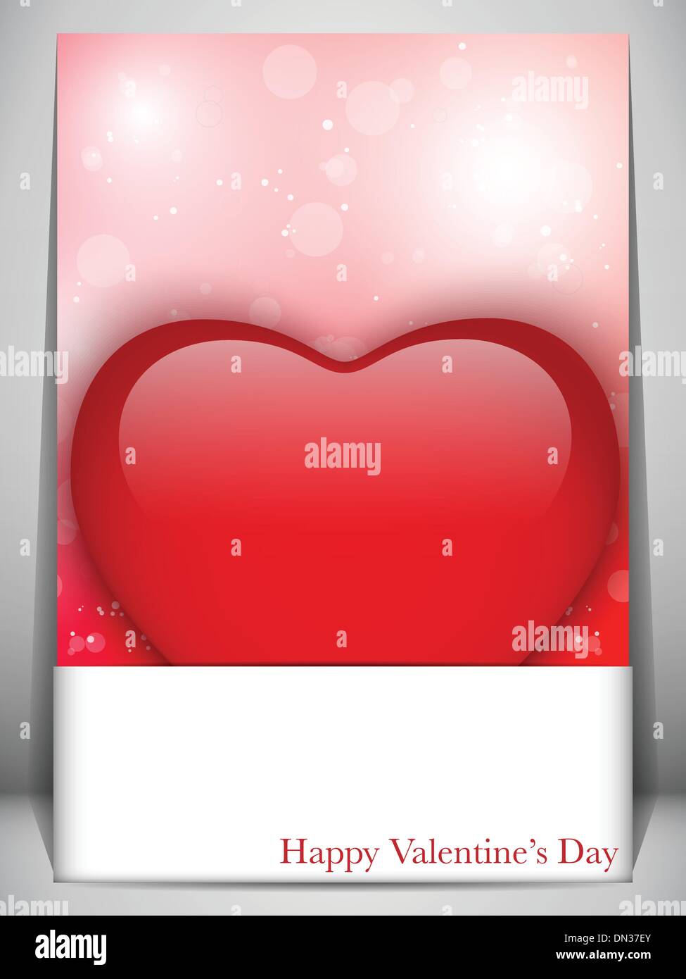 Valentine Day Heart Letter Love Stock Vector Image & Art - Alamy