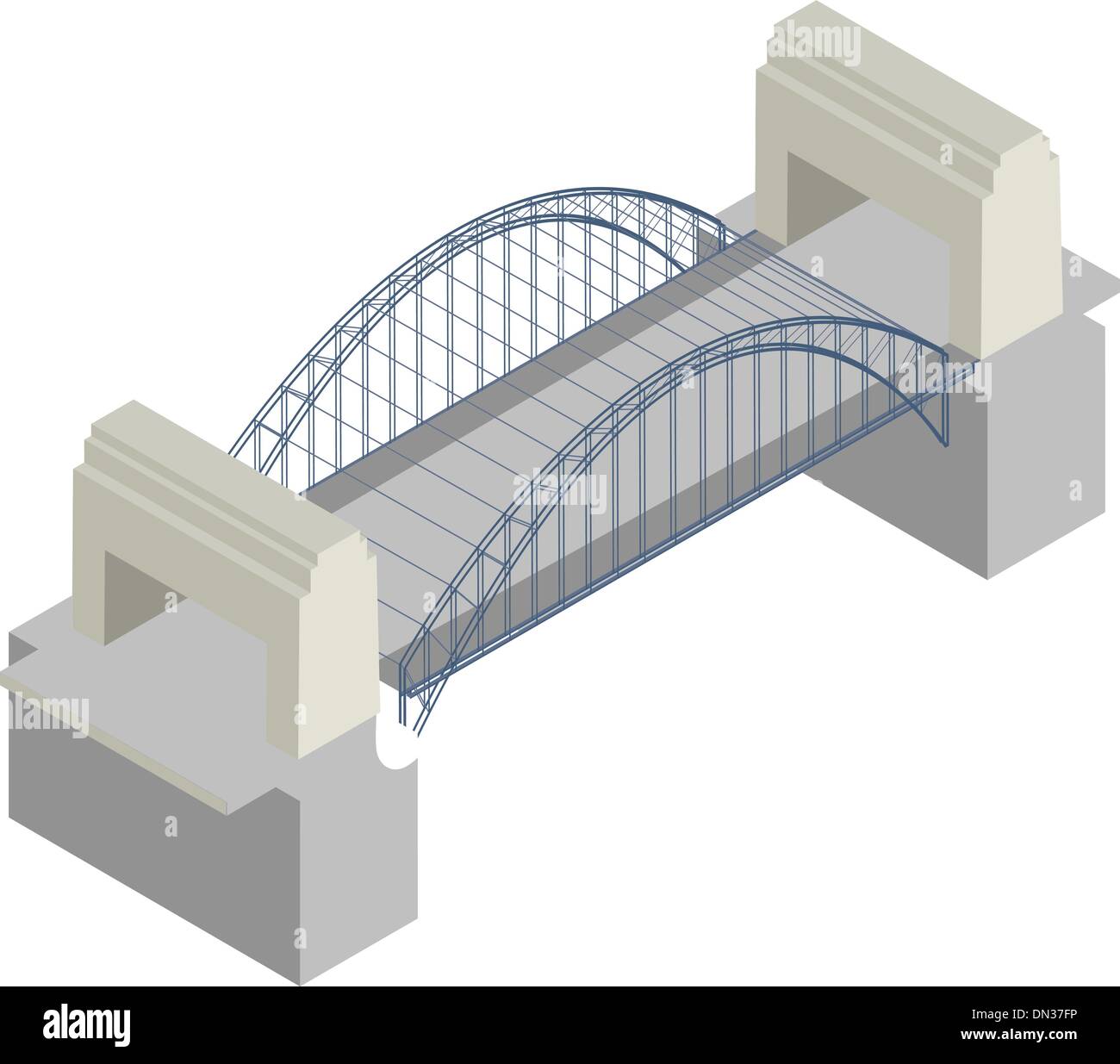 Modern bridge Stock Vector Images - Alamy