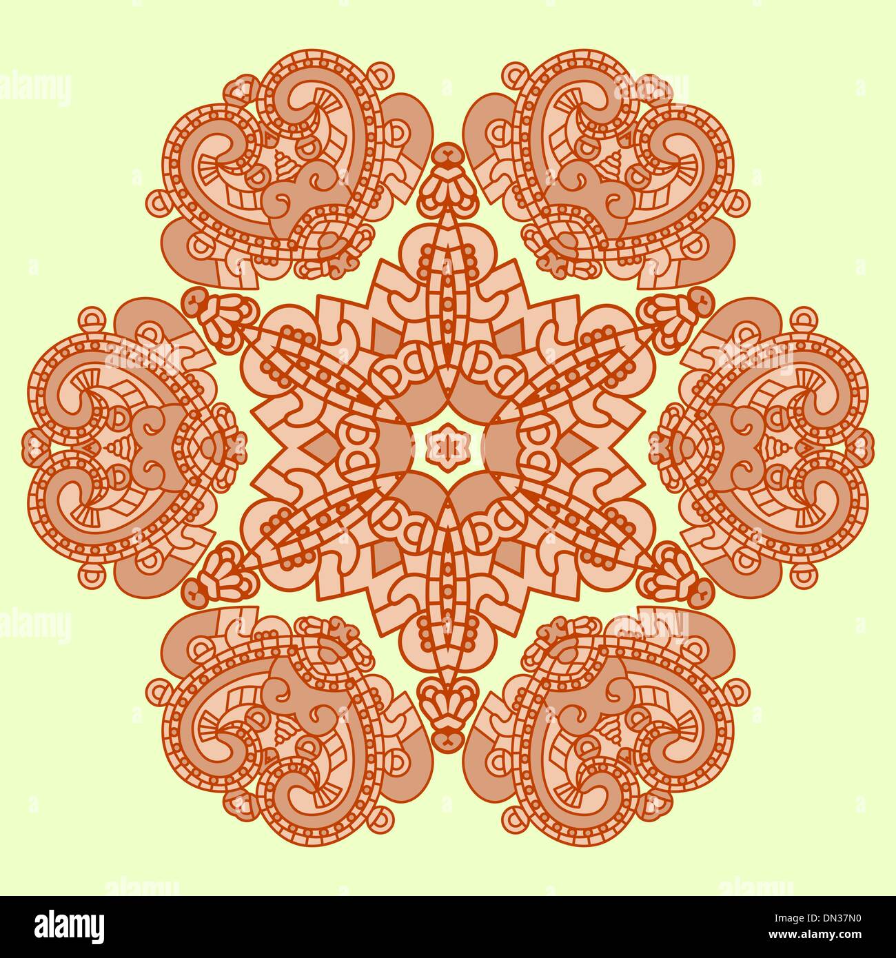 Vector round decorative design element Stock Vector Image & Art - Alamy