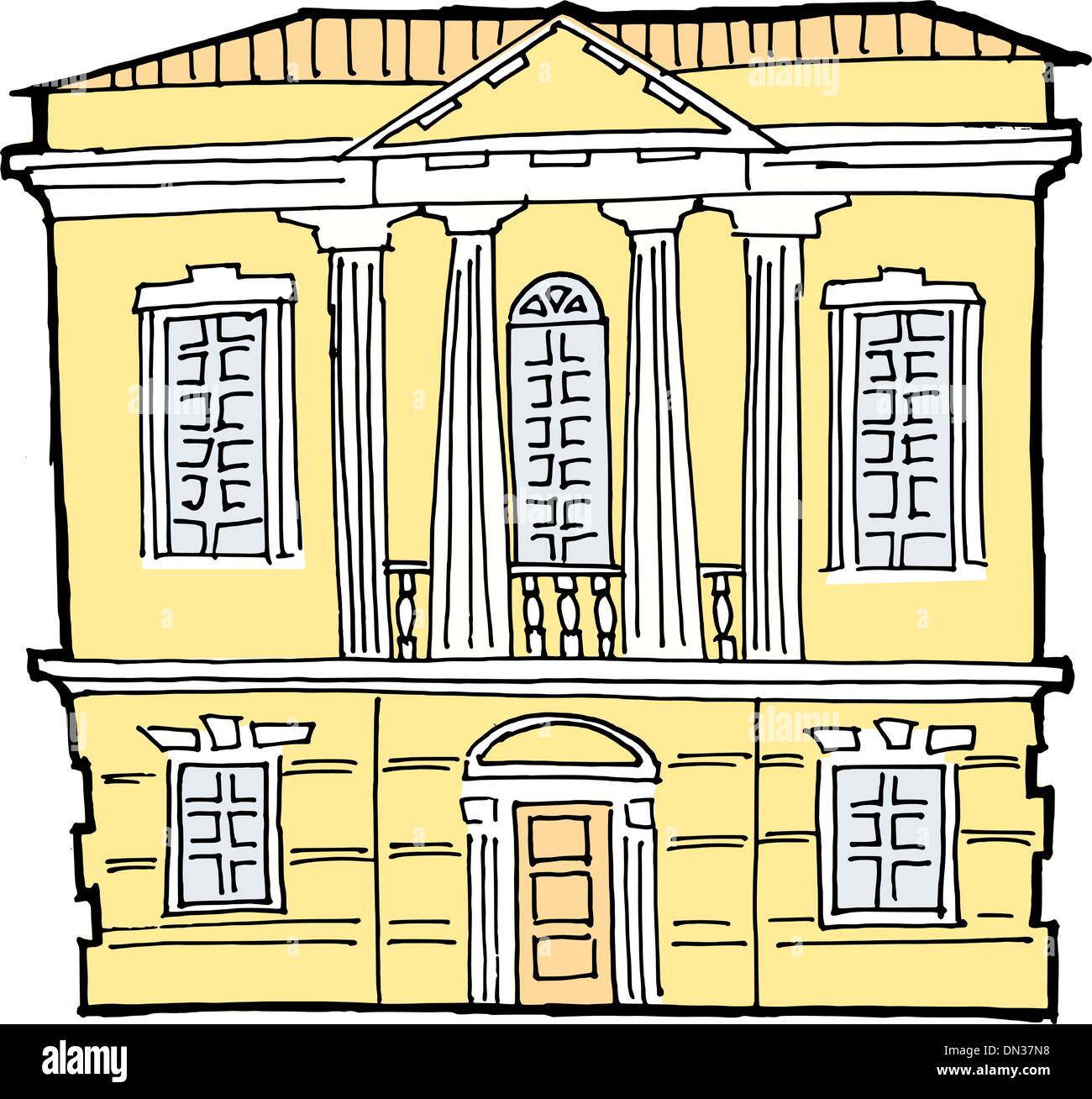 Old window style in Stock Vector Images - Alamy