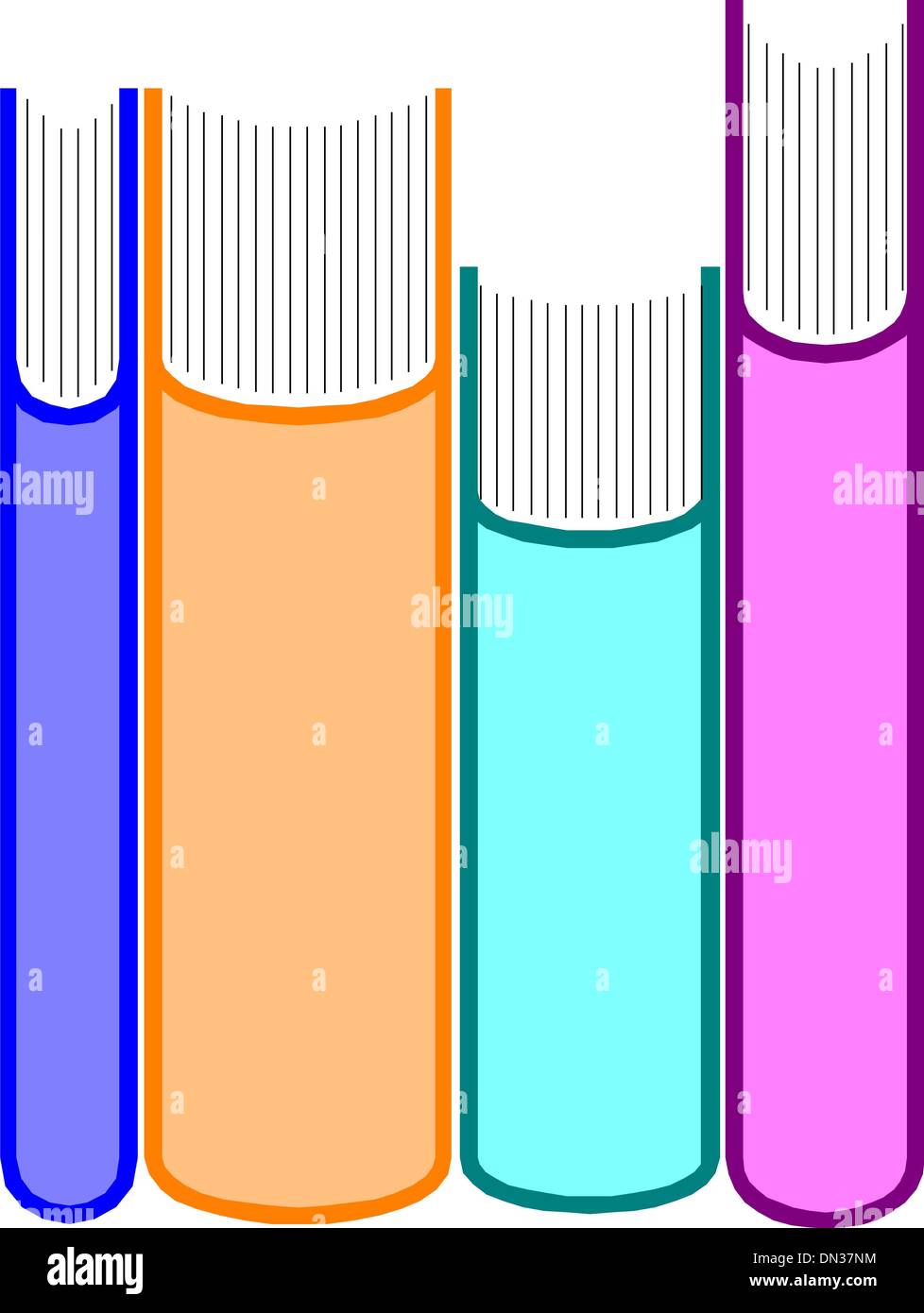 White cover books Stock Vector Images - Alamy