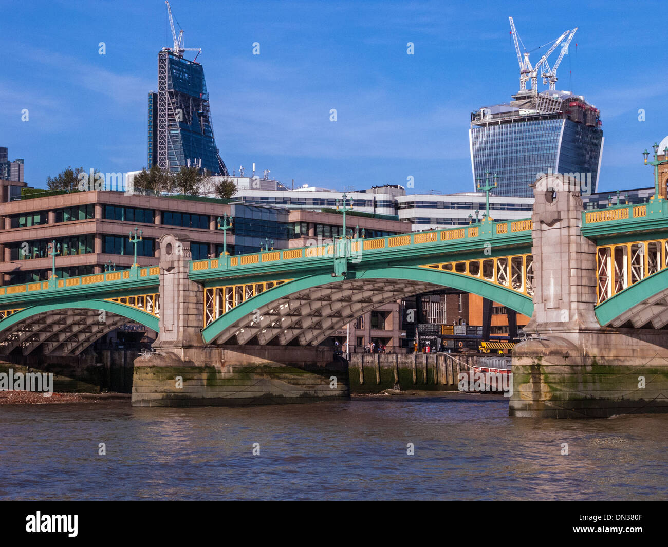 Southwark Bridge, London Stock Photo - Alamy