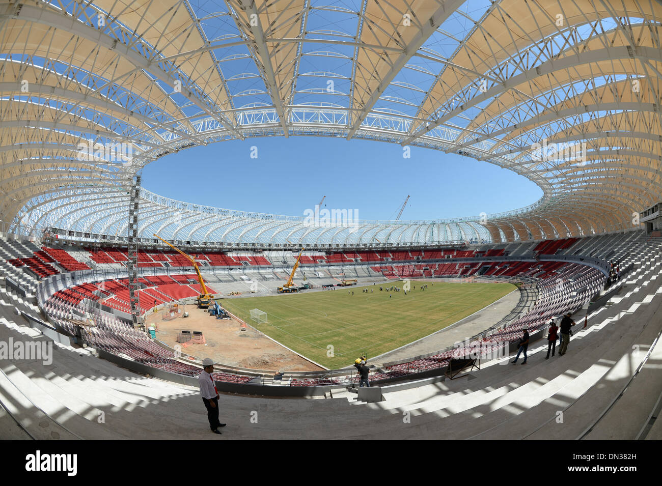 Porto Alegre, Brazil. 15th Dec, 2013. A view of the Beira-Rio stadium ...