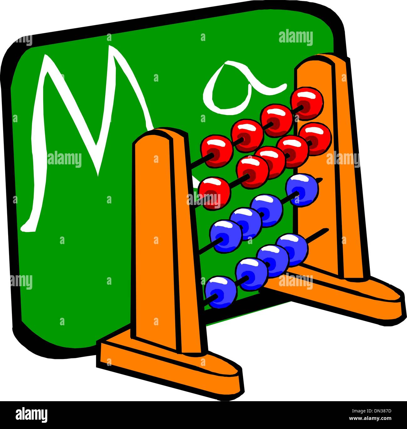 Abacus beads Stock Vector Images - Alamy