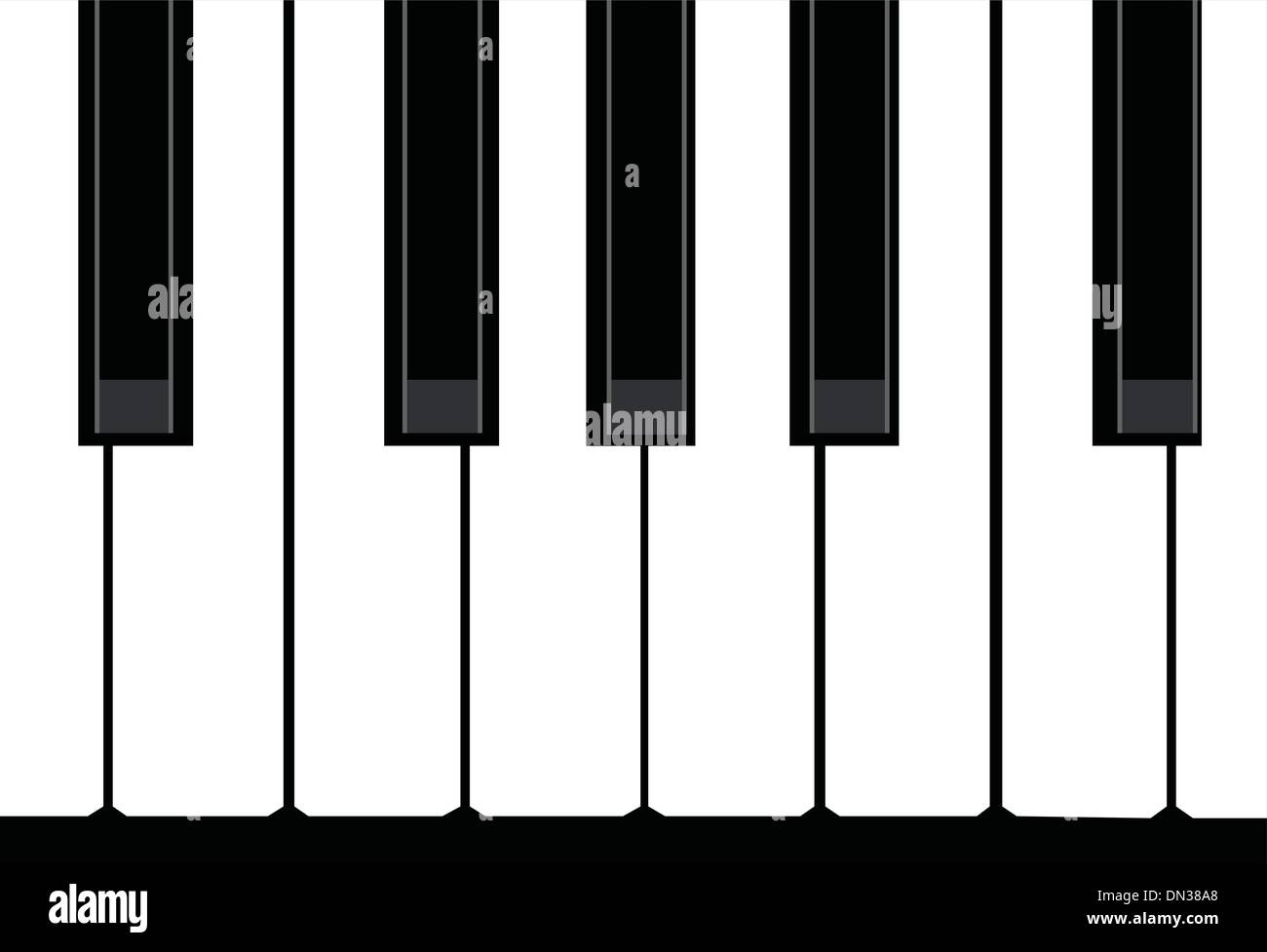 Piano keys drawing hi-res stock photography and images - Alamy