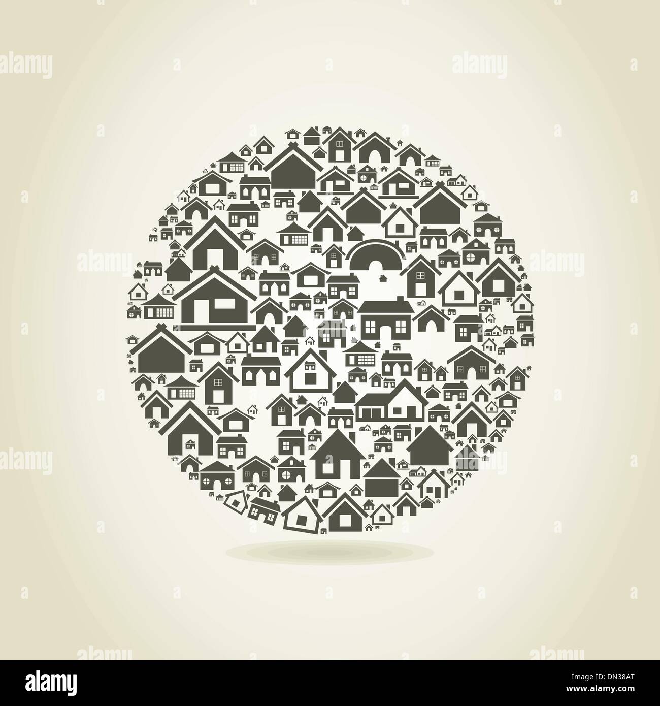 Sphere building Stock Vector Images - Alamy