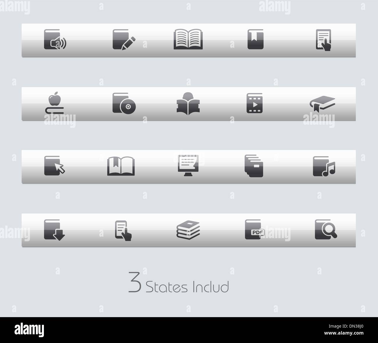 Search bar icon video Stock Vector Images - Alamy