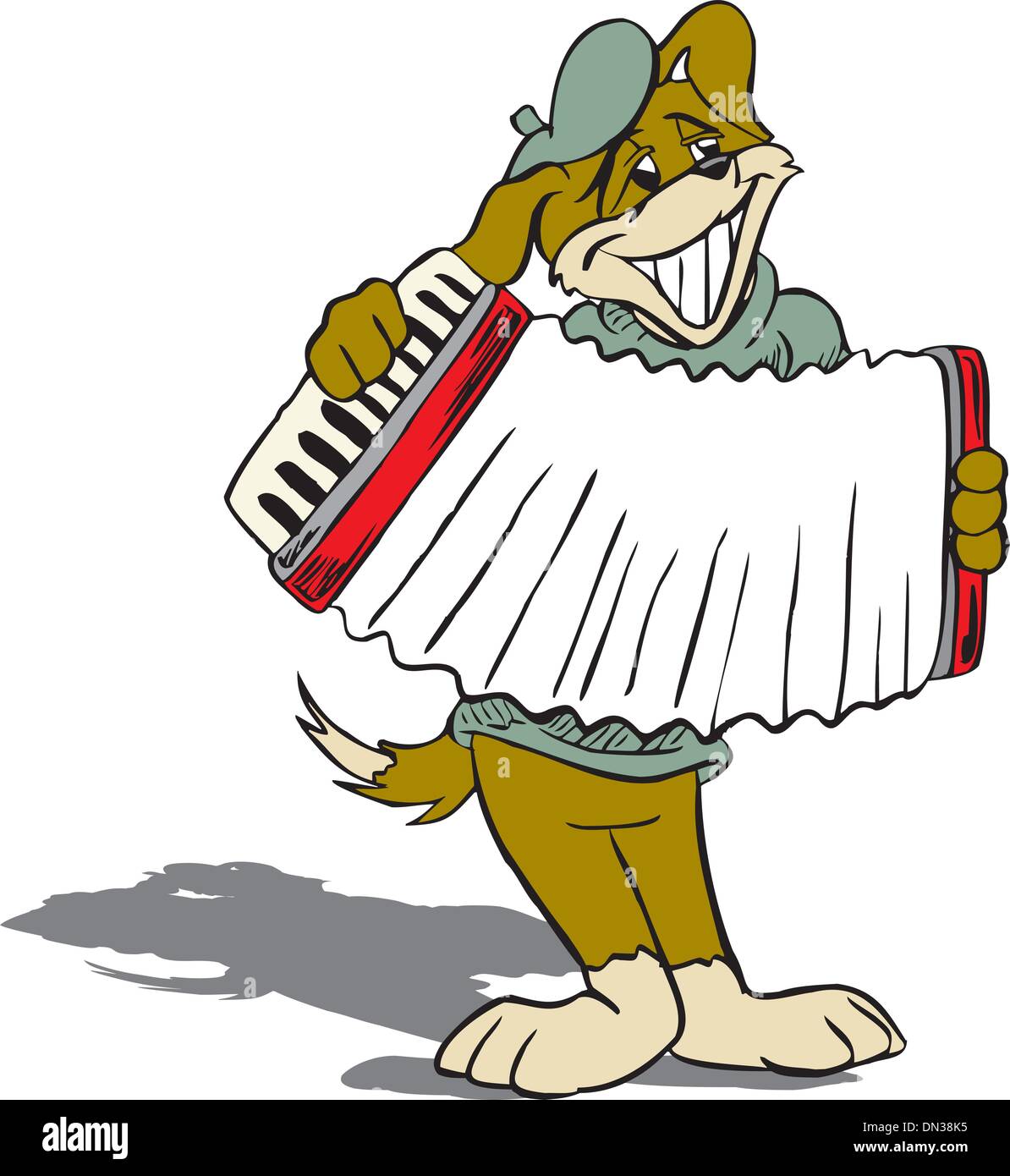 Accordion hand Stock Vector Images - Alamy