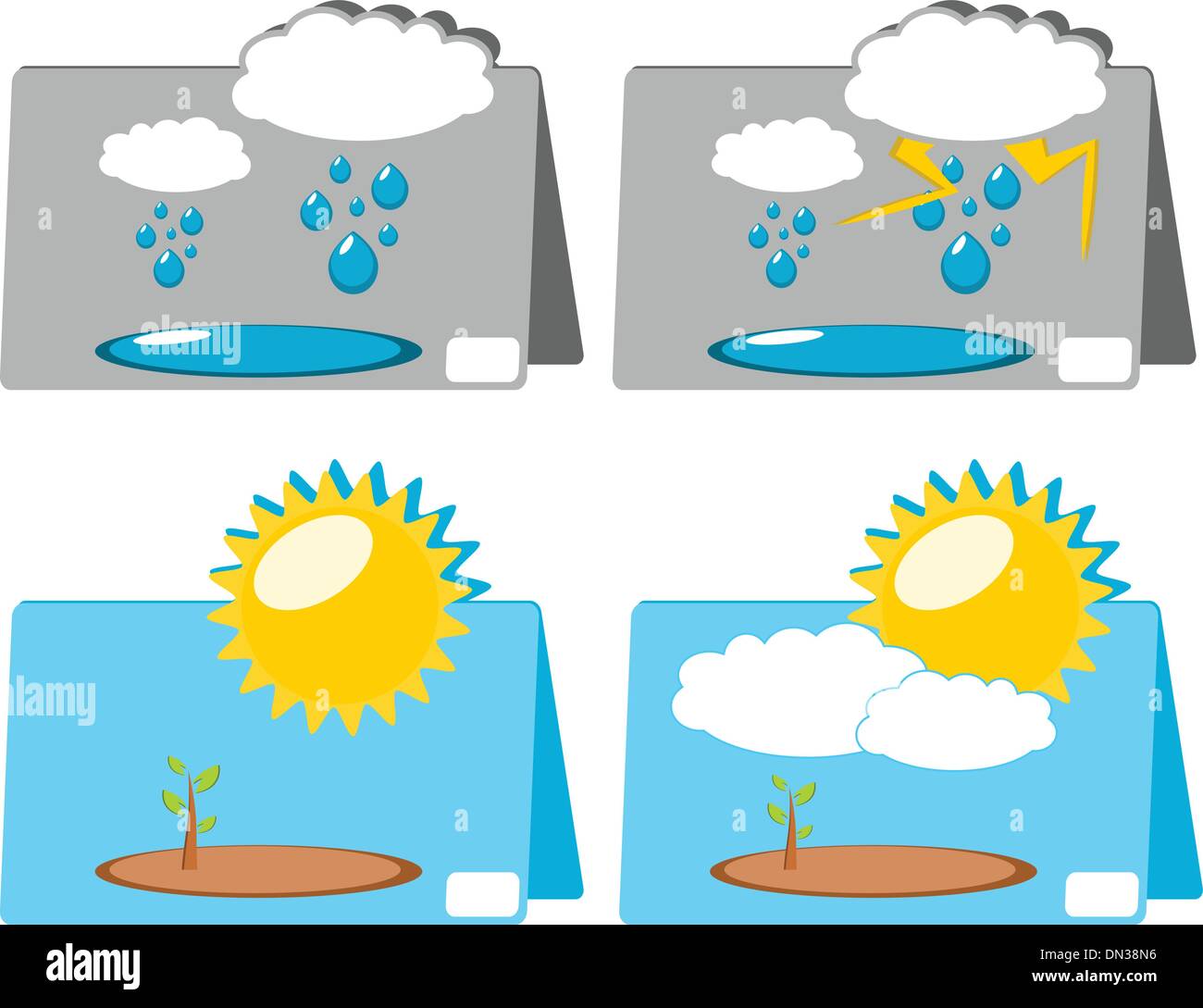 Weather paper concept Stock Vector Image & Art - Alamy