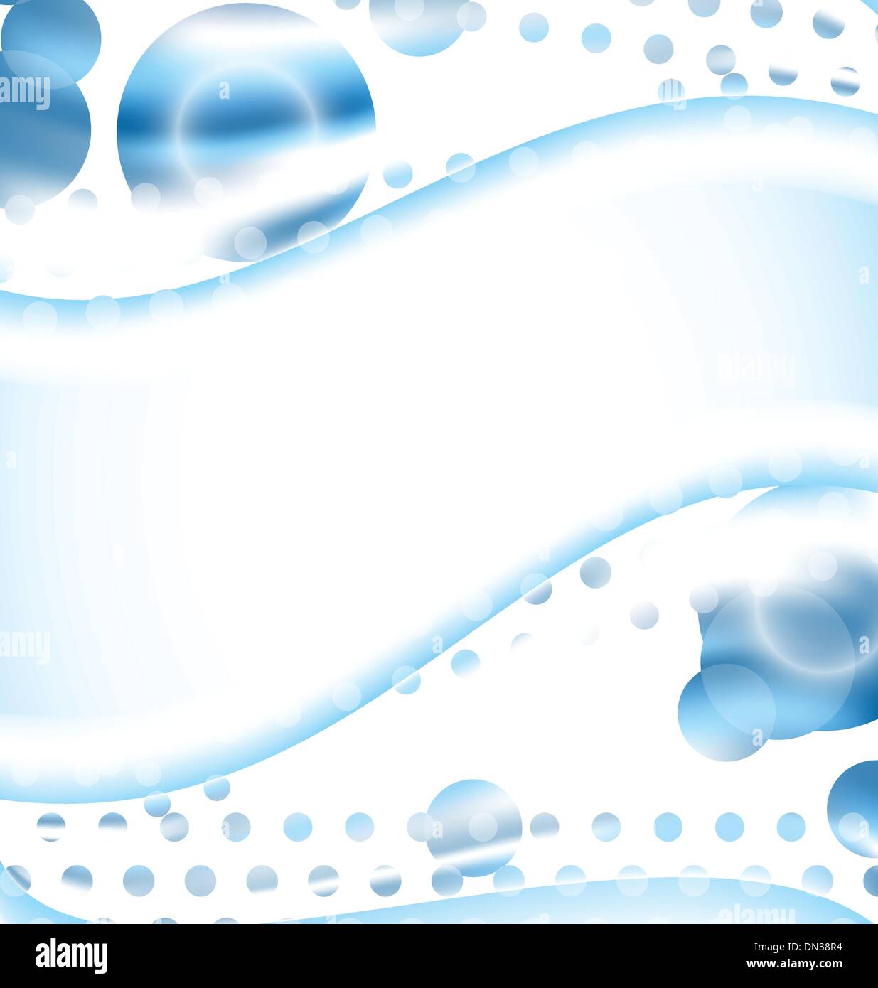 Abstract blue water background, design template Stock Vector Image ...