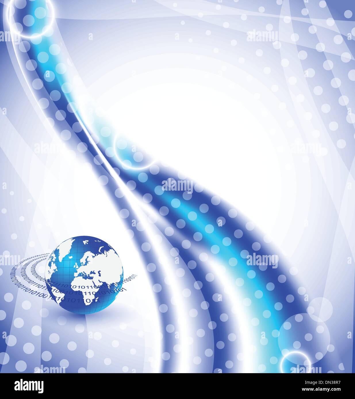 Abstract business card with Earth planet Stock Vector Image & Art - Alamy