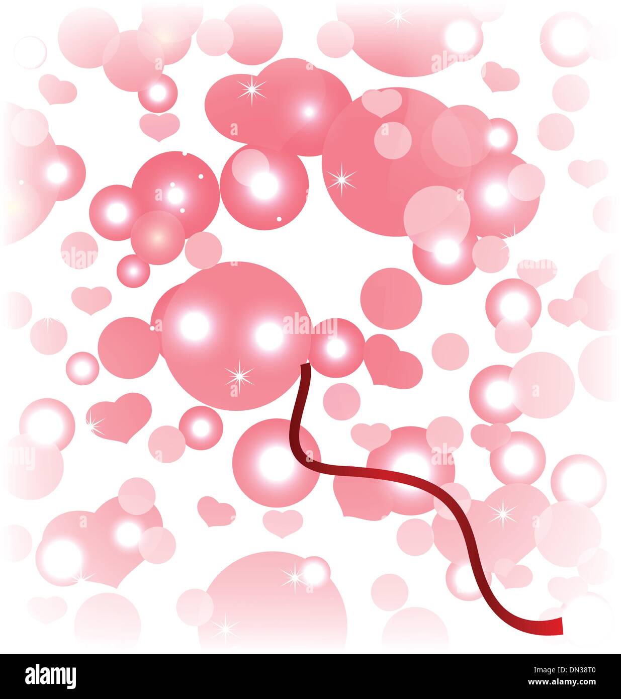 Red heart shape air Stock Vector Images - Alamy