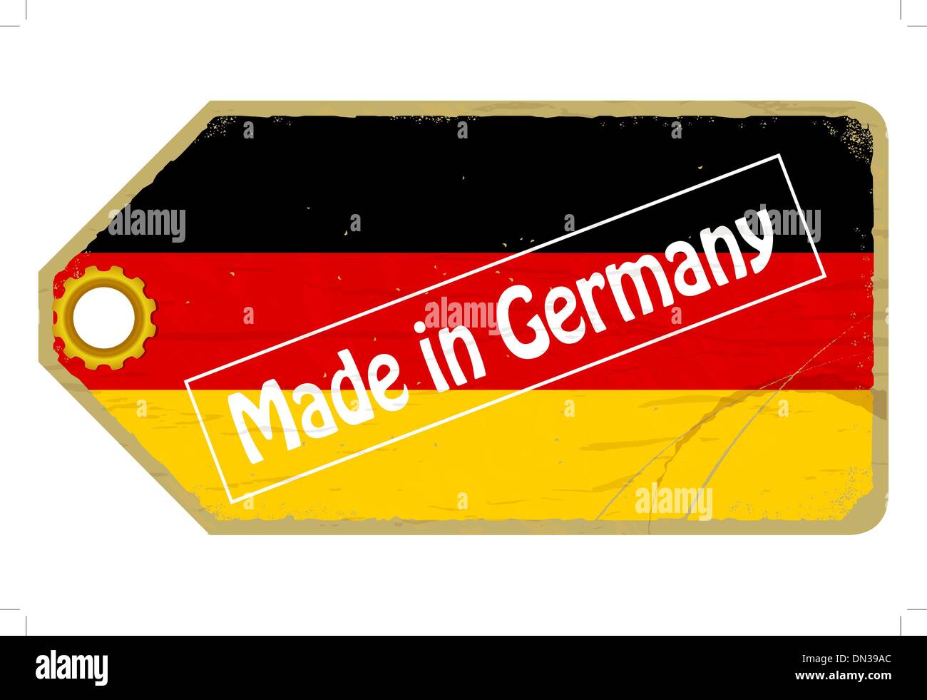 Vintage label with the flag of Germany Stock Vector Image & Art - Alamy