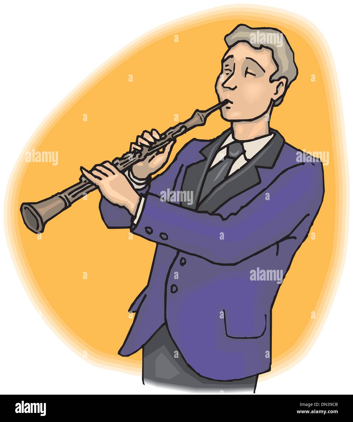 Performer playing traditional flute hi-res stock photography and images ...