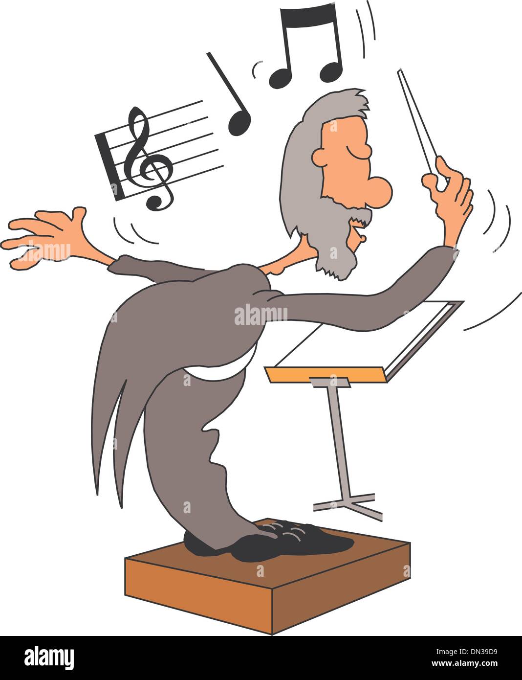 man conductor leader Stock Vector Image & Art - Alamy