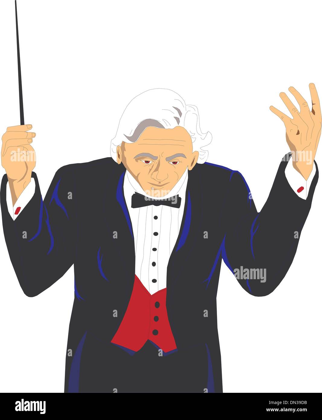 Blue man theater Stock Vector Images - Alamy