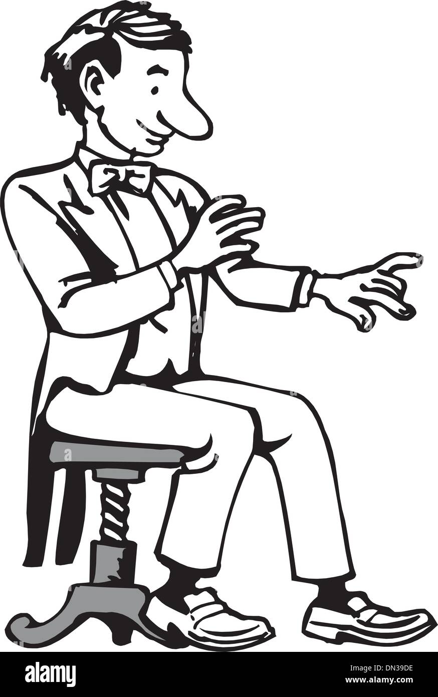 Blue conductor Stock Vector Images - Alamy