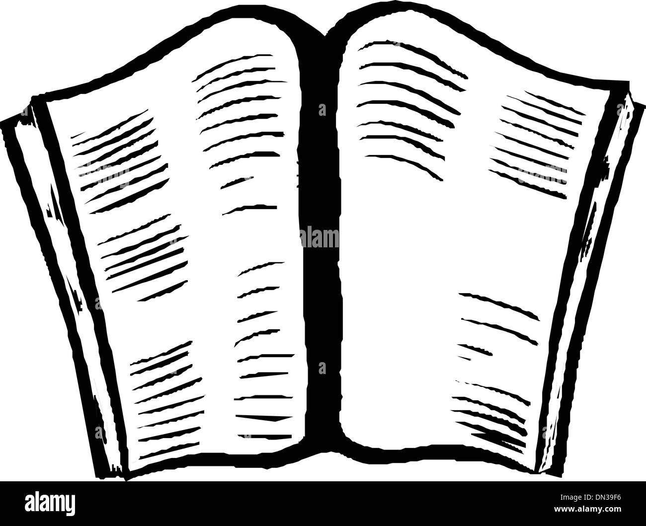 Book cover page turn Cut Out Stock Images & Pictures - Alamy