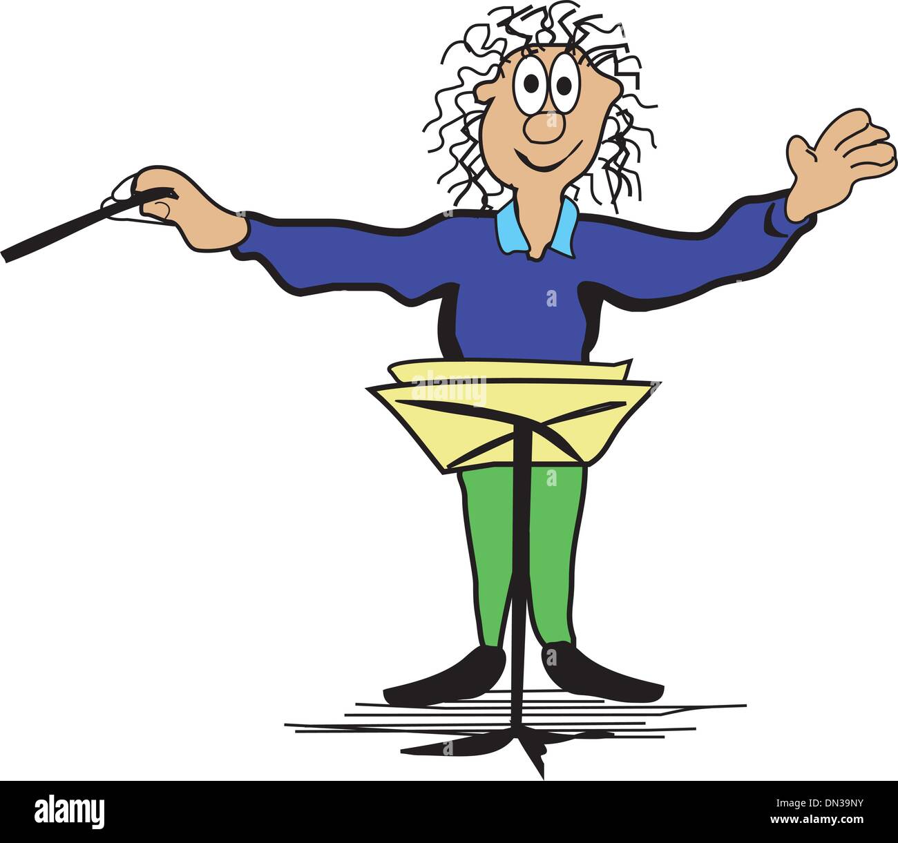 Musical conductor Cut Out Stock Images & Pictures - Alamy