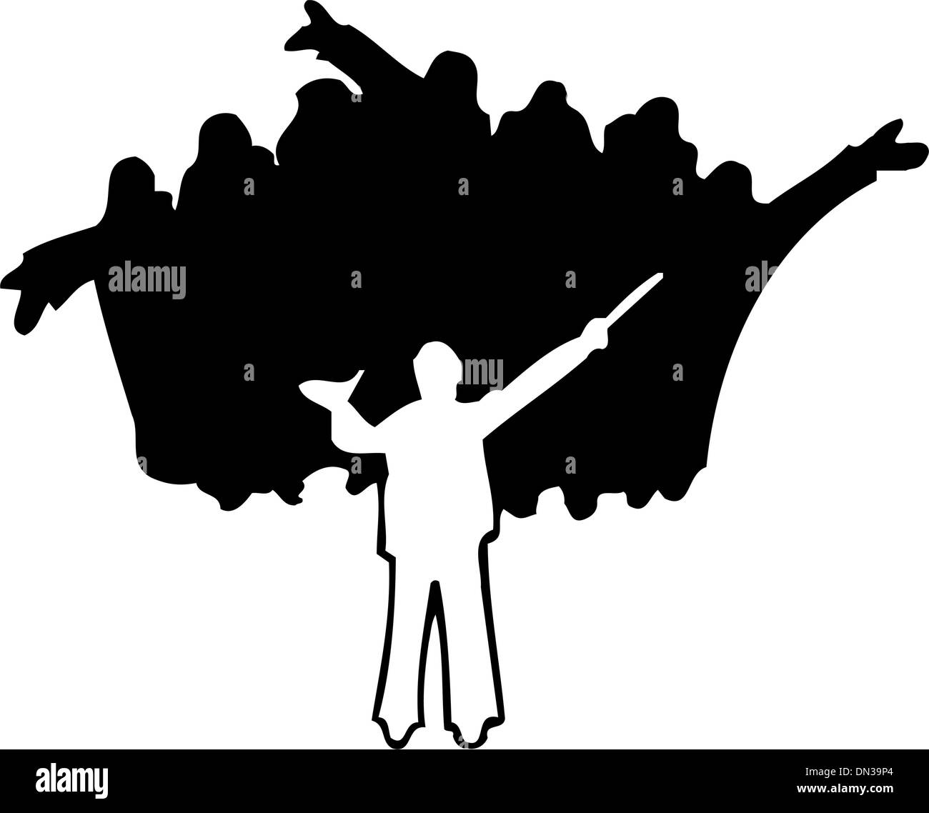 Conductor festival Black and White Stock Photos & Images - Alamy