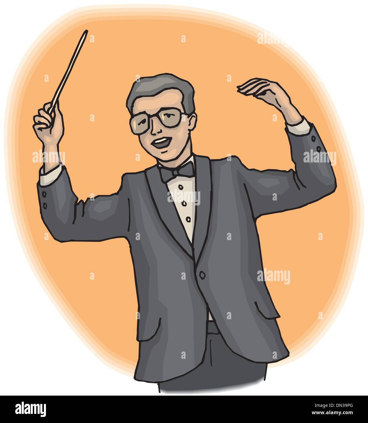 Conductor tuxedo Stock Vector Images - Alamy