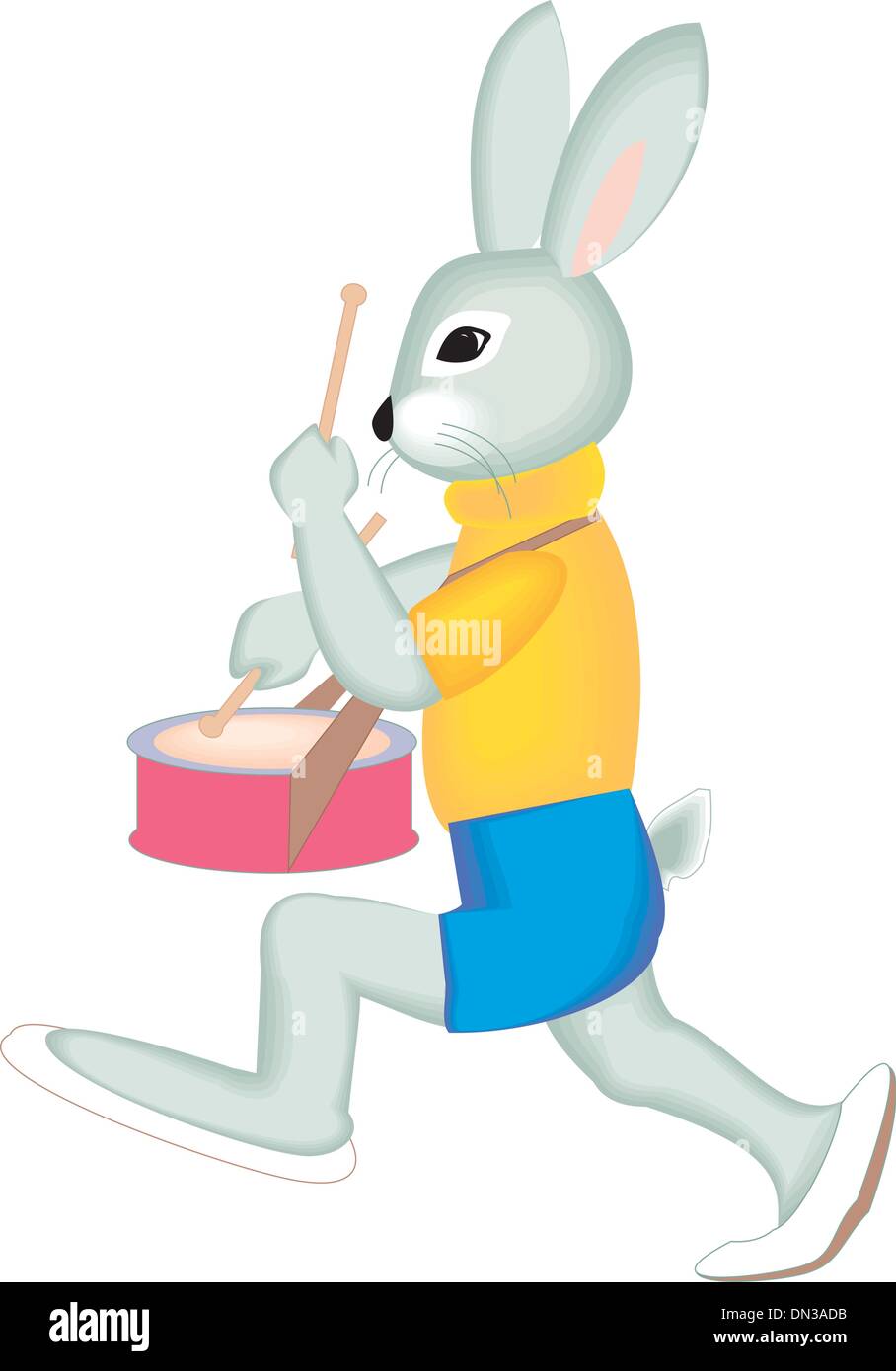Cartoon drummer hi-res stock photography and images - Alamy