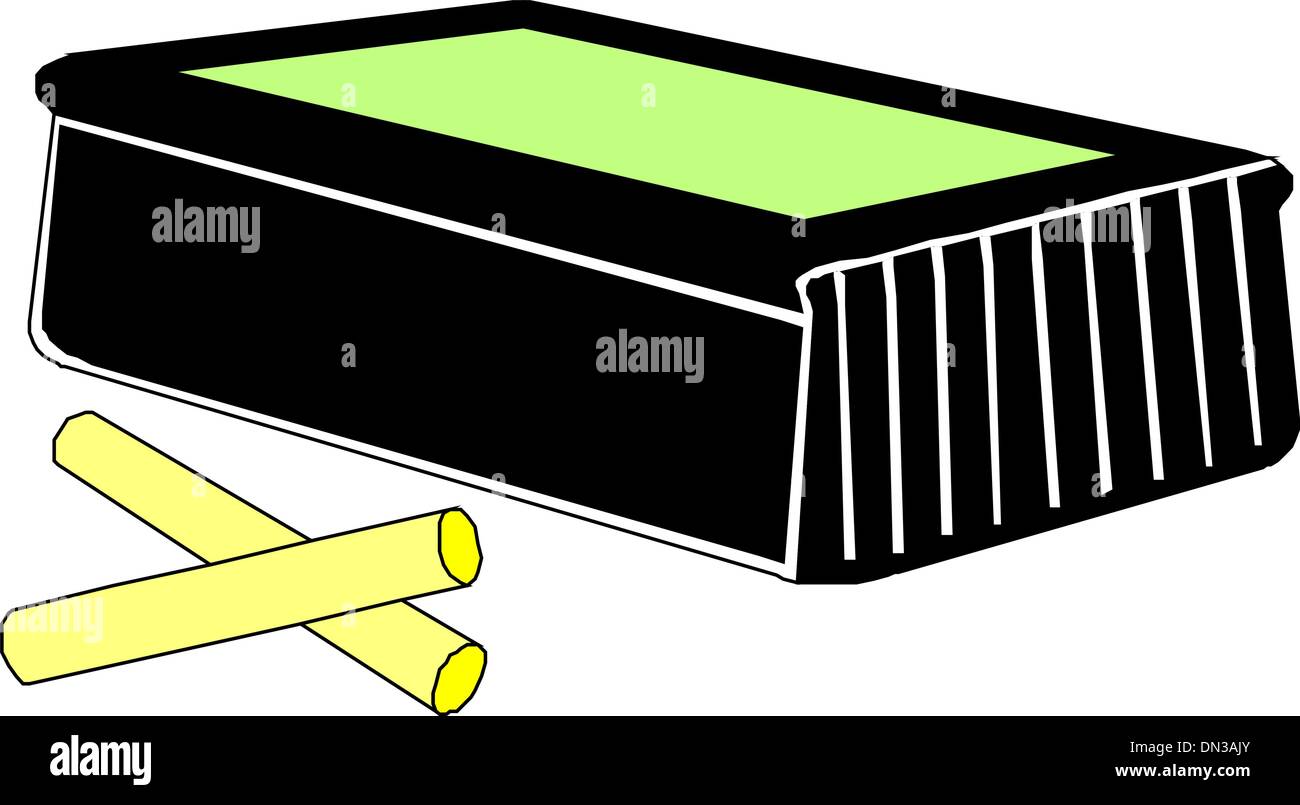 Paint with chalk Stock Vector Images - Alamy