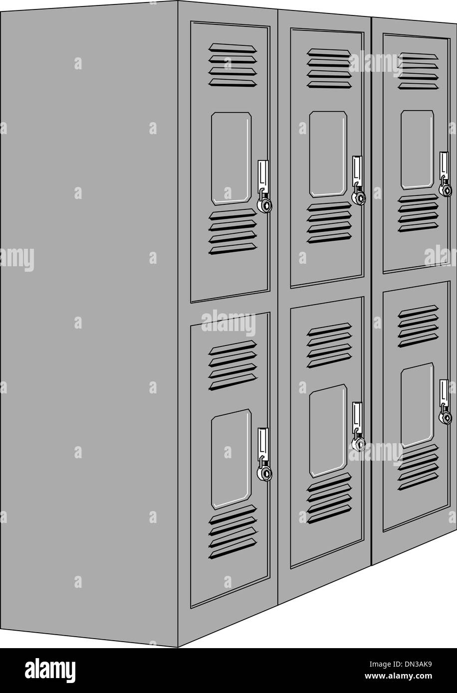 File cabinet wall Stock Vector Images - Alamy