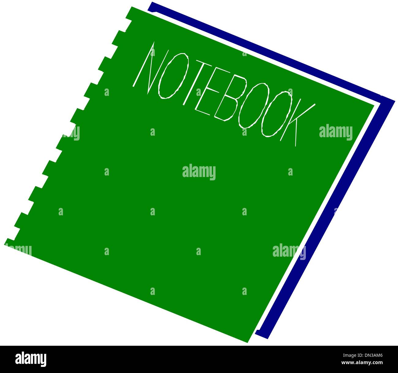 Old school notebook cover Stock Vector Images - Alamy