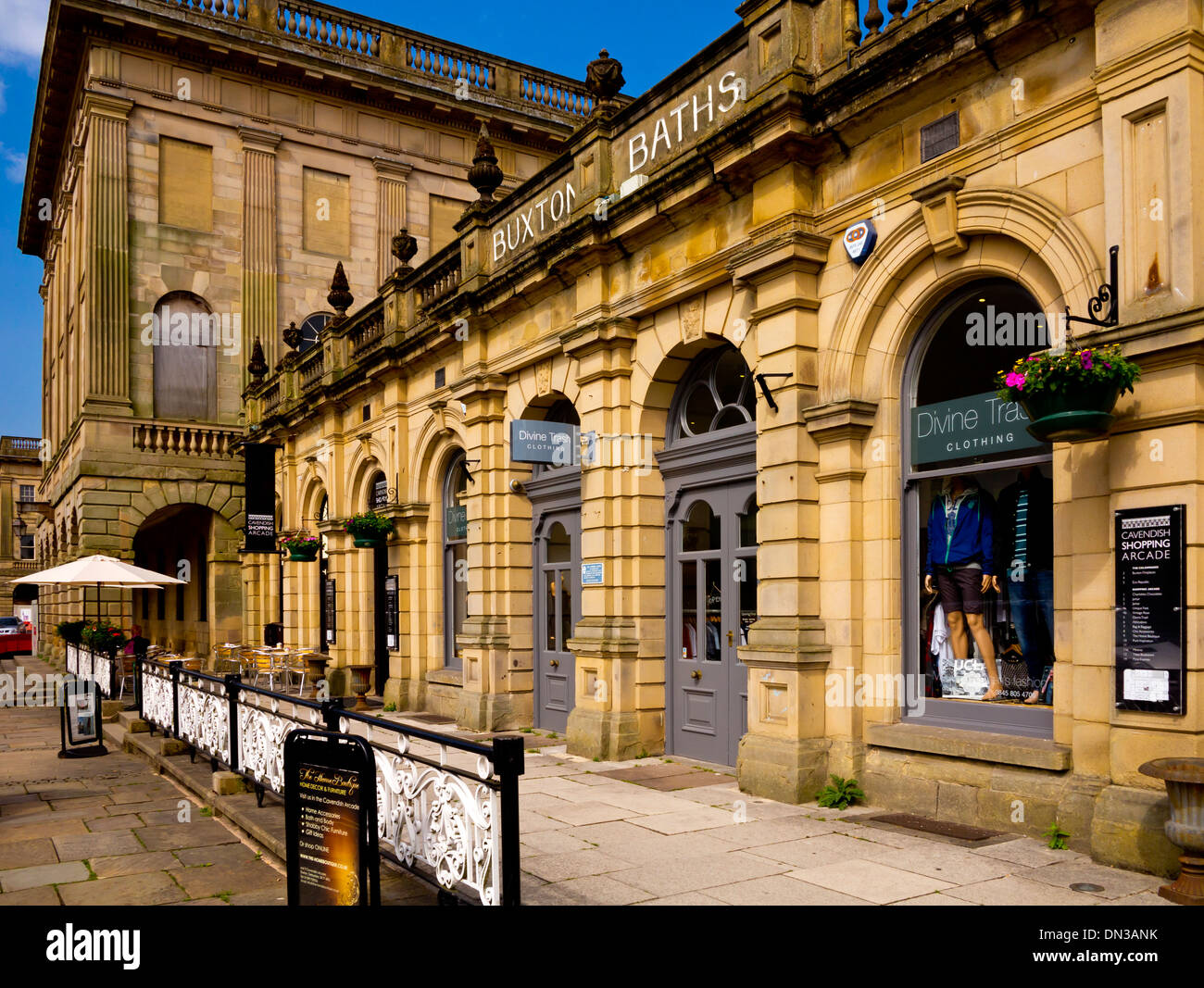 Buxton Baths High Peak Derbyshire England UK originally a public spa ...