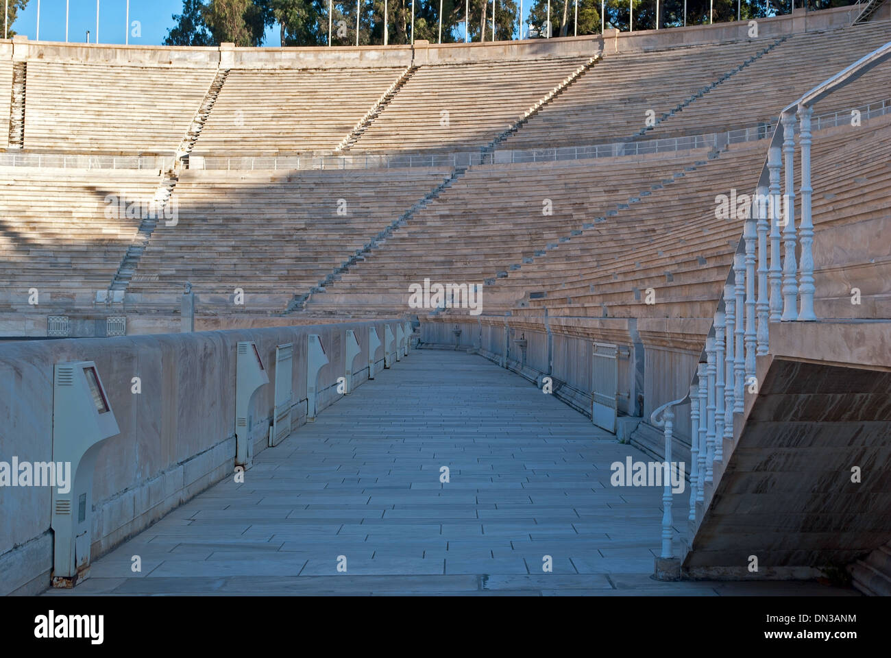 Rostrum ancient Olympic stadium in Avina. Greece Stock Photo - Alamy