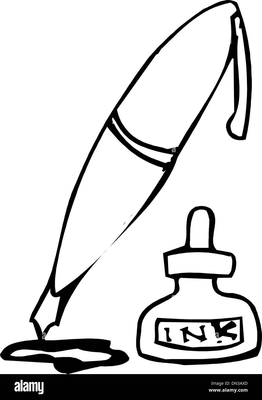 Bottled ink hi-res stock photography and images - Alamy