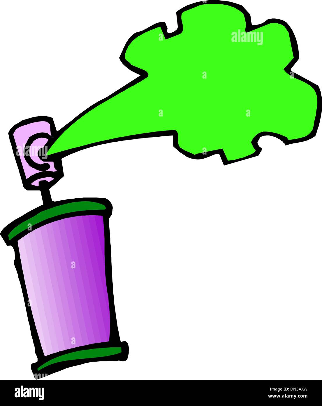 Rainbow paint roller Stock Vector Images - Alamy