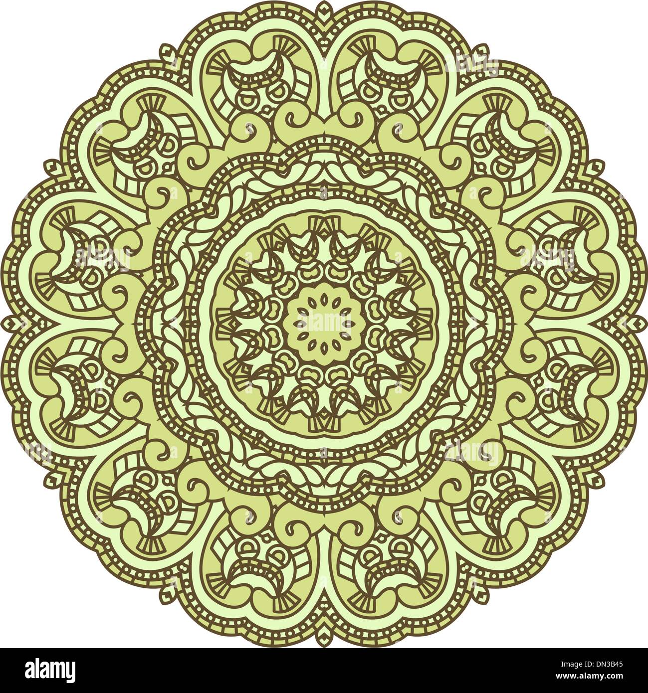 Vector round decorative design element Stock Vector Image & Art - Alamy