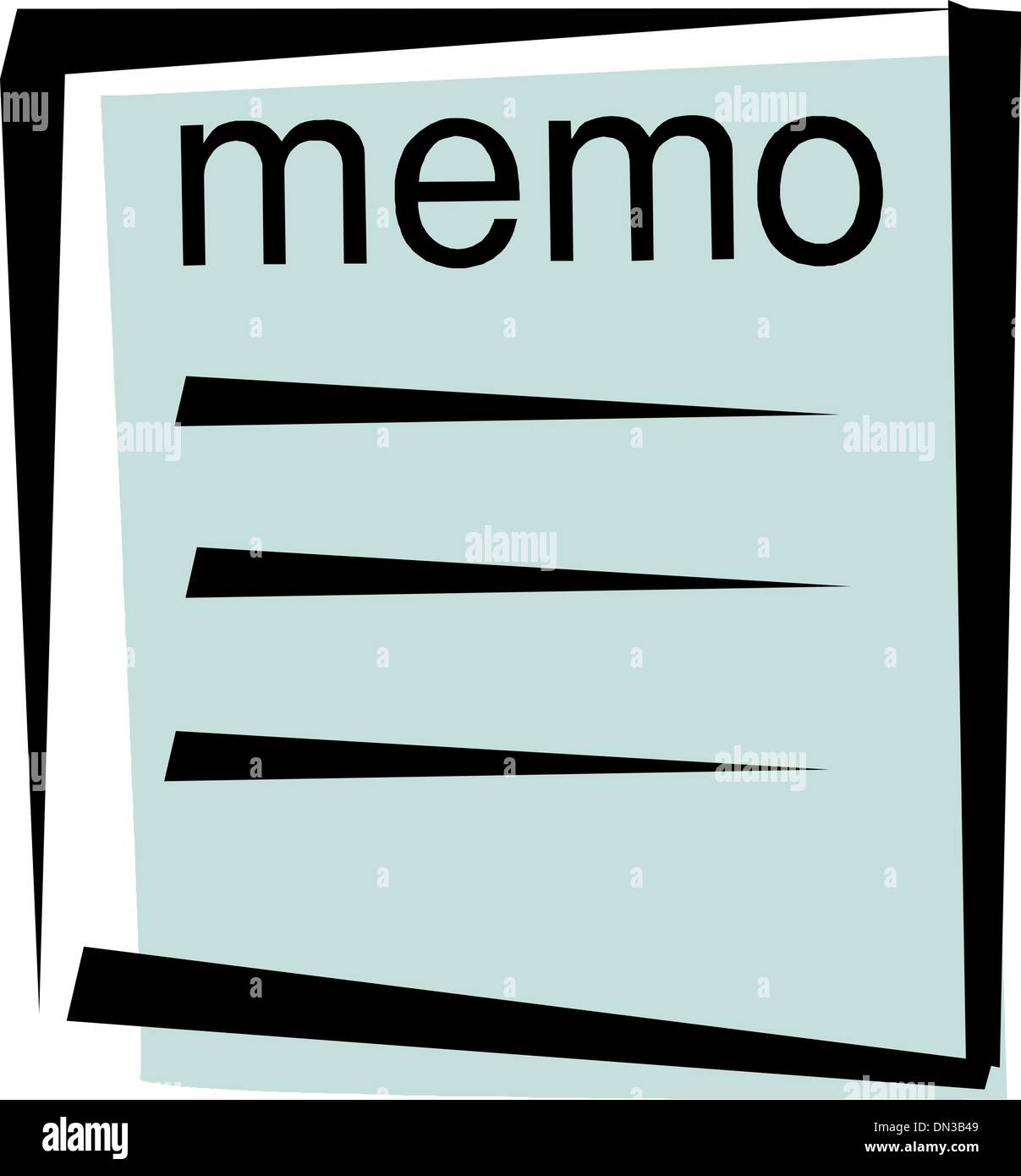 Memo Posting Stock Vector Images - Alamy