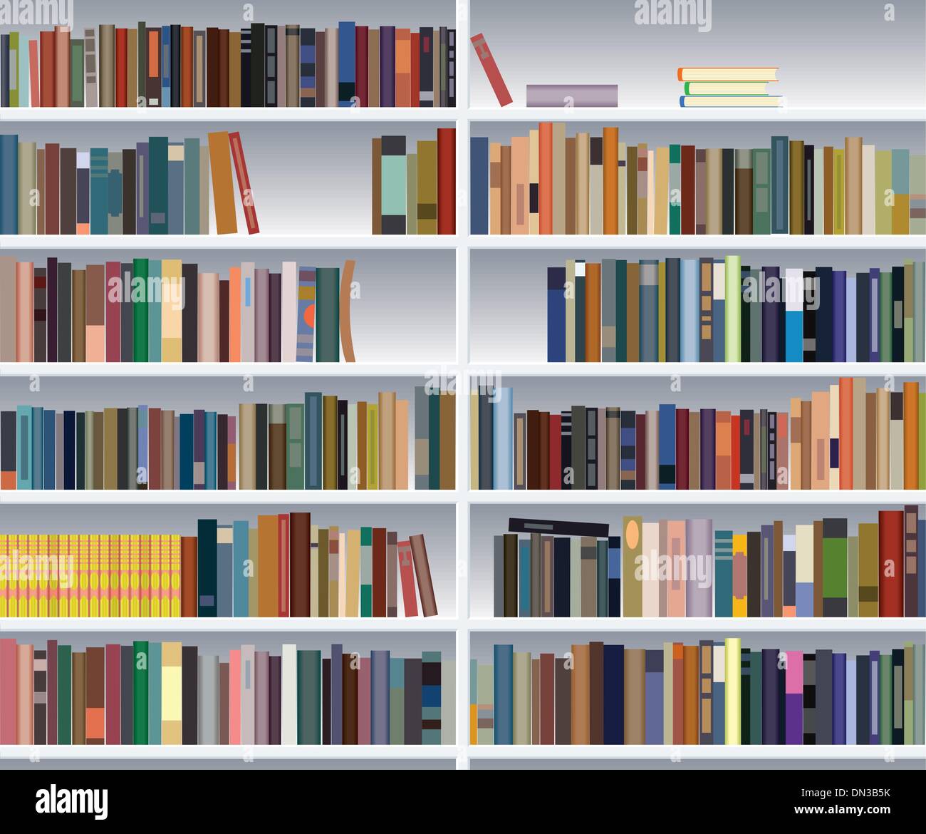 vector bookshelf Stock Vector Image & Art - Alamy