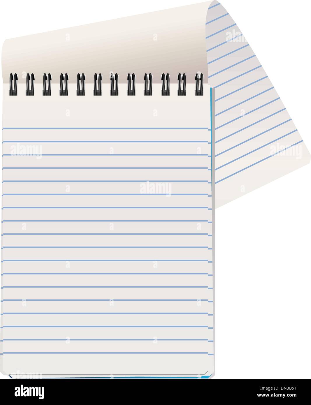 Gray notepad Stock Vector Images - Alamy