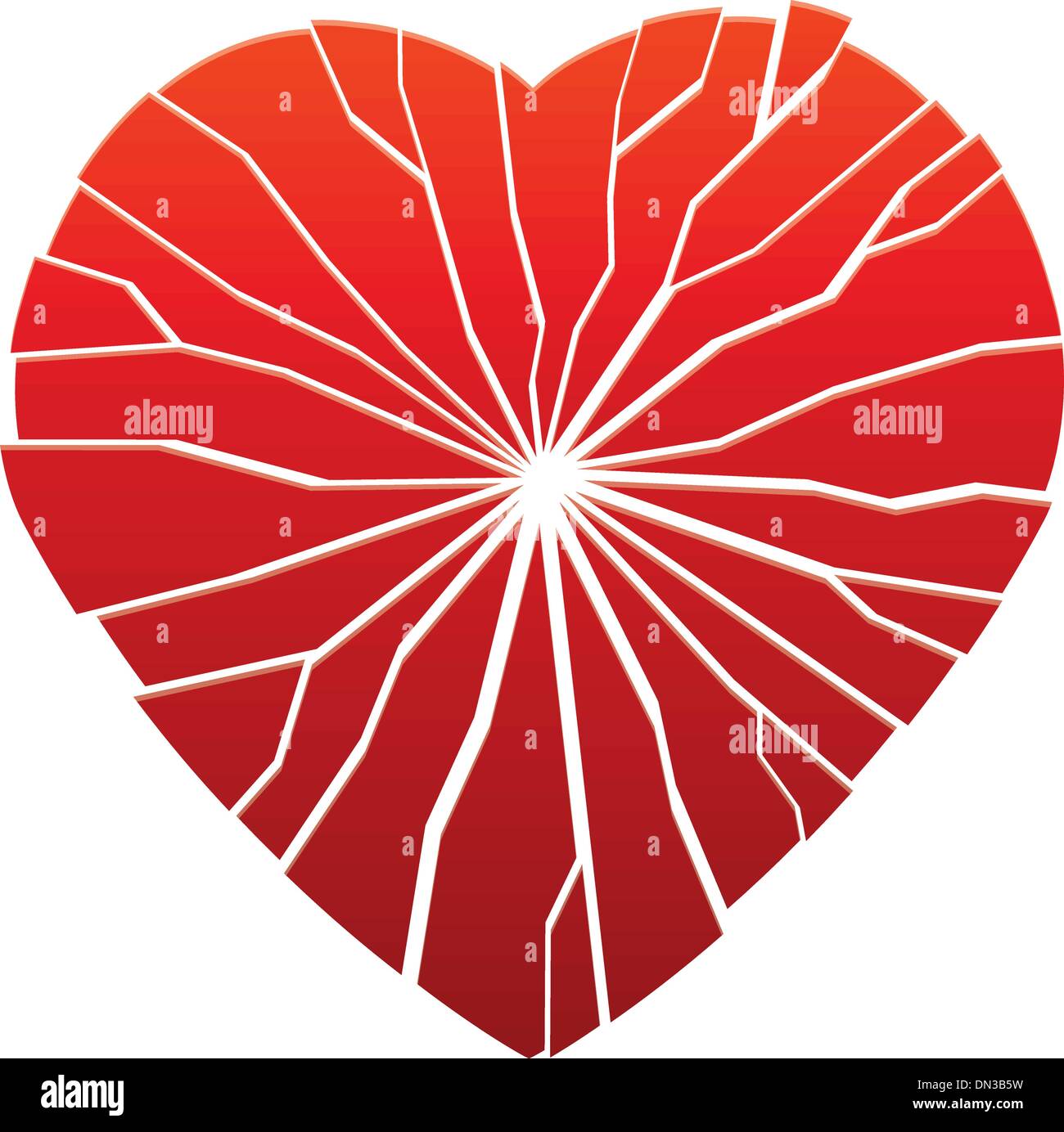 Symbol of loss and love Stock Vector Images - Alamy