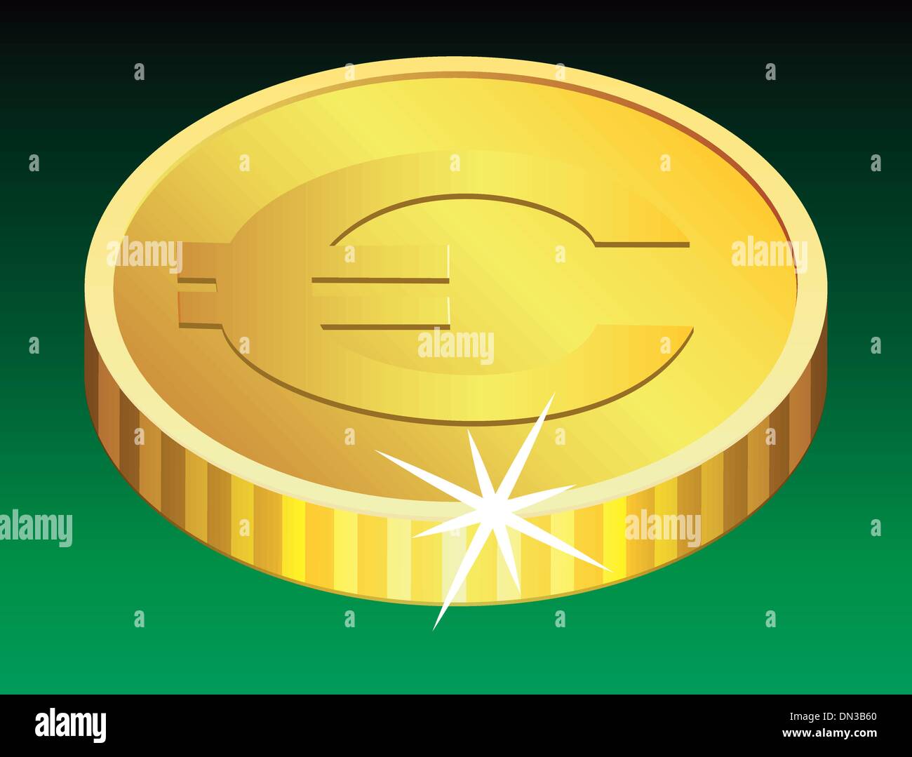 Gold coin vector vectors hi-res stock photography and images - Alamy