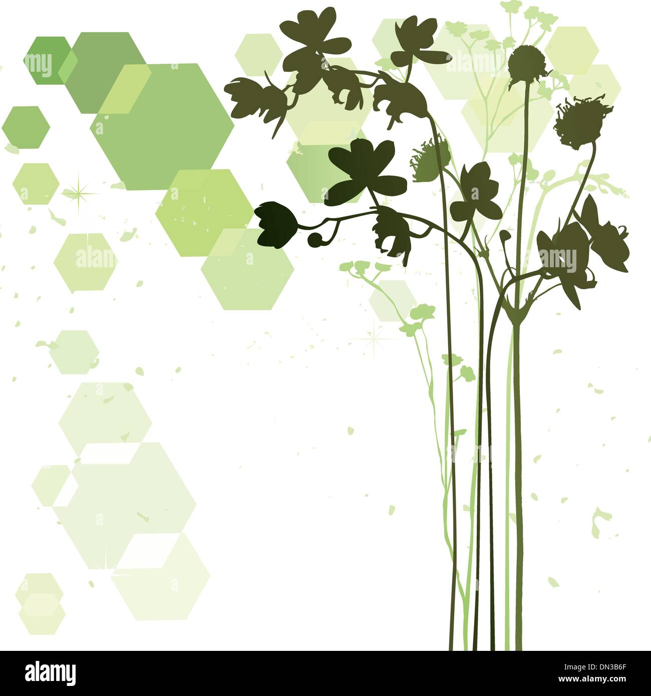 Nature background ivy leaves Stock Vector Images - Alamy