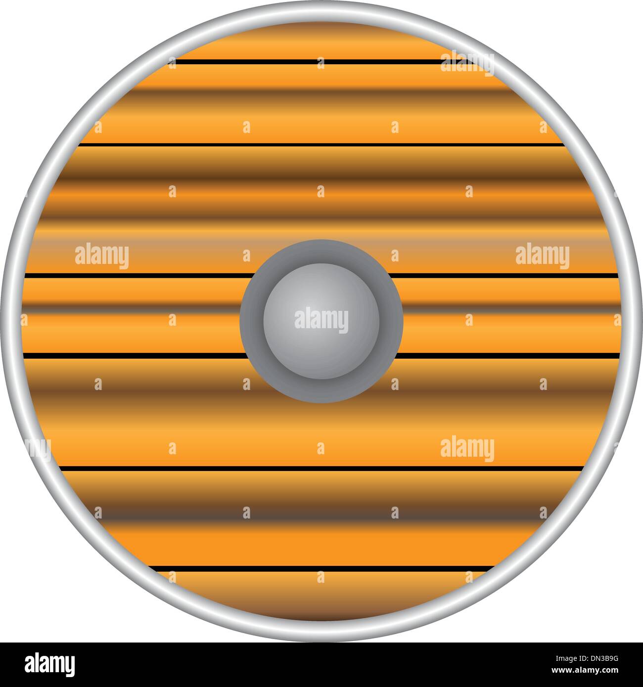 Round wooden shield Stock Vector Image & Art - Alamy