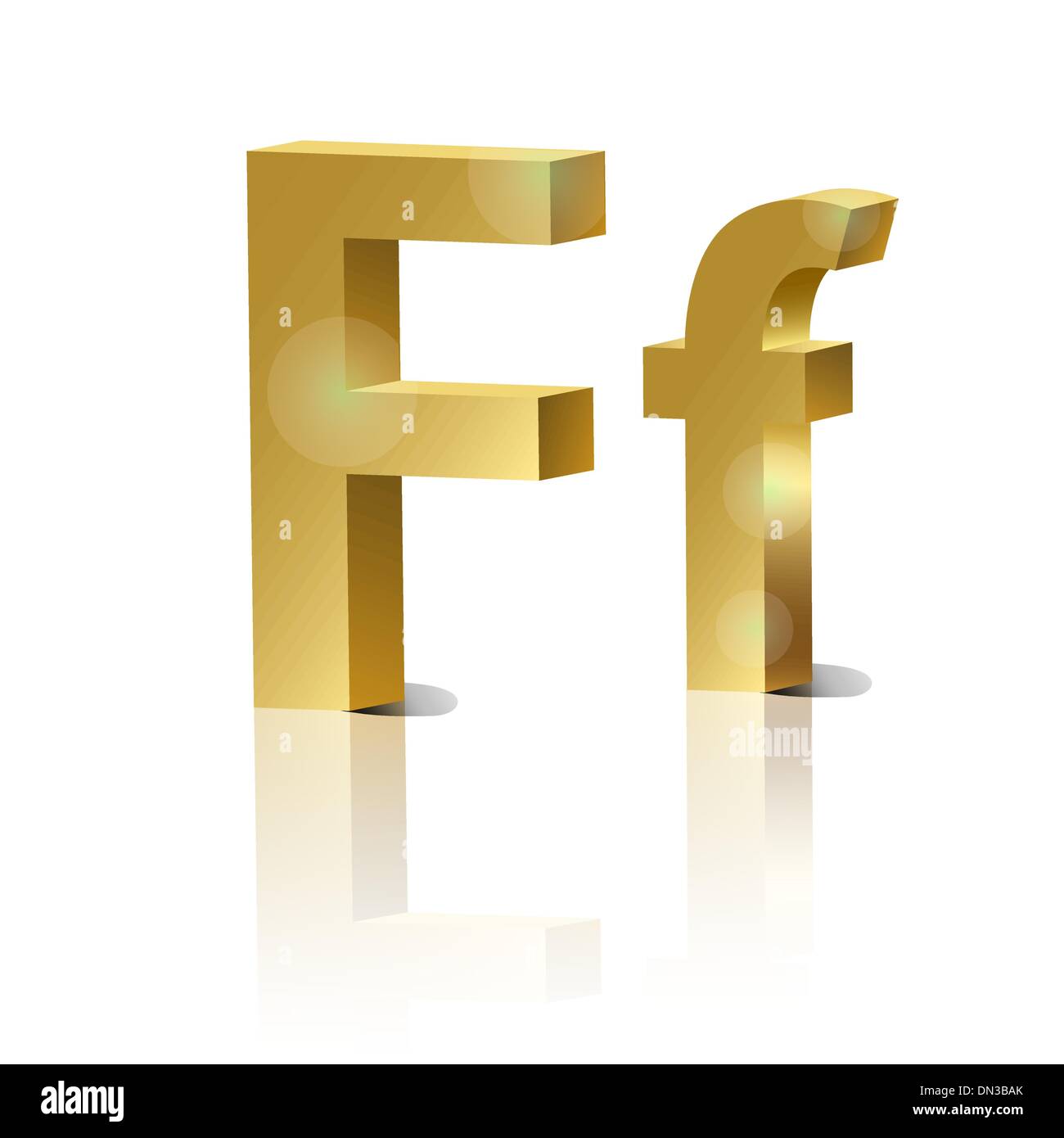 Golden letter F Stock Vector Image & Art - Alamy