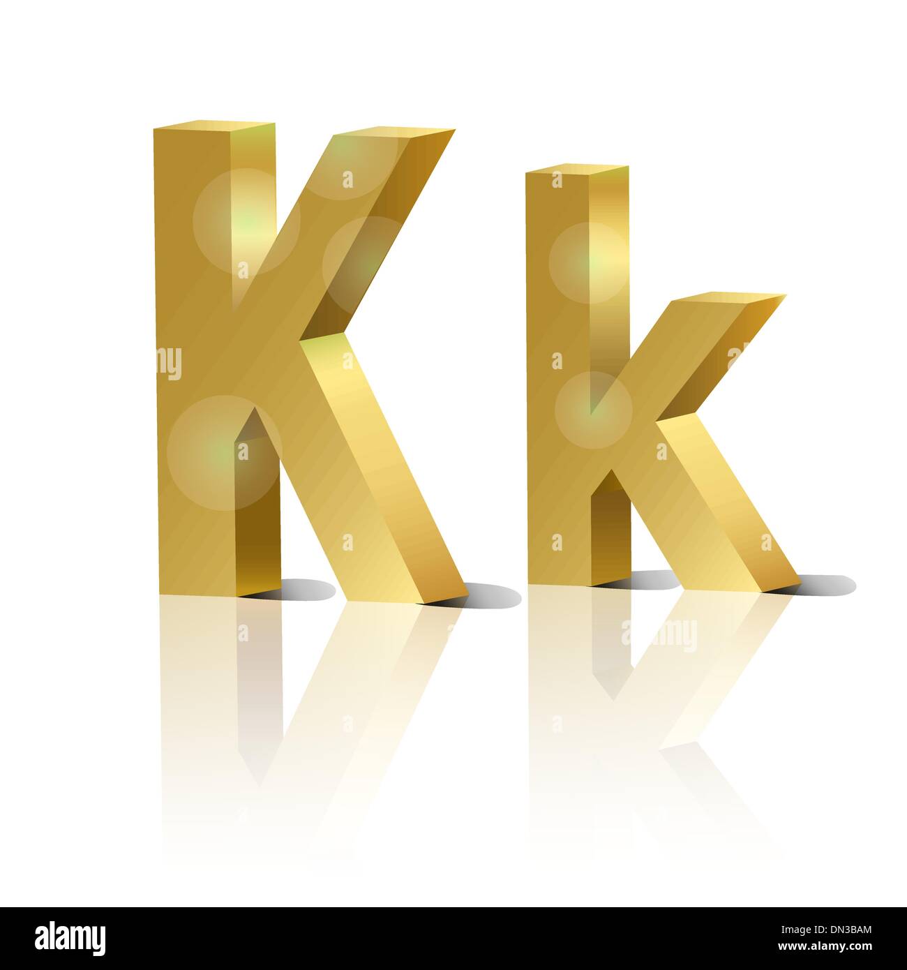 Golden letter K Stock Vector Image & Art - Alamy