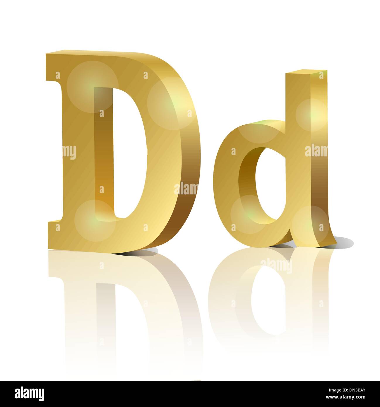 Golden d Cut Out Stock Images & Pictures - Alamy