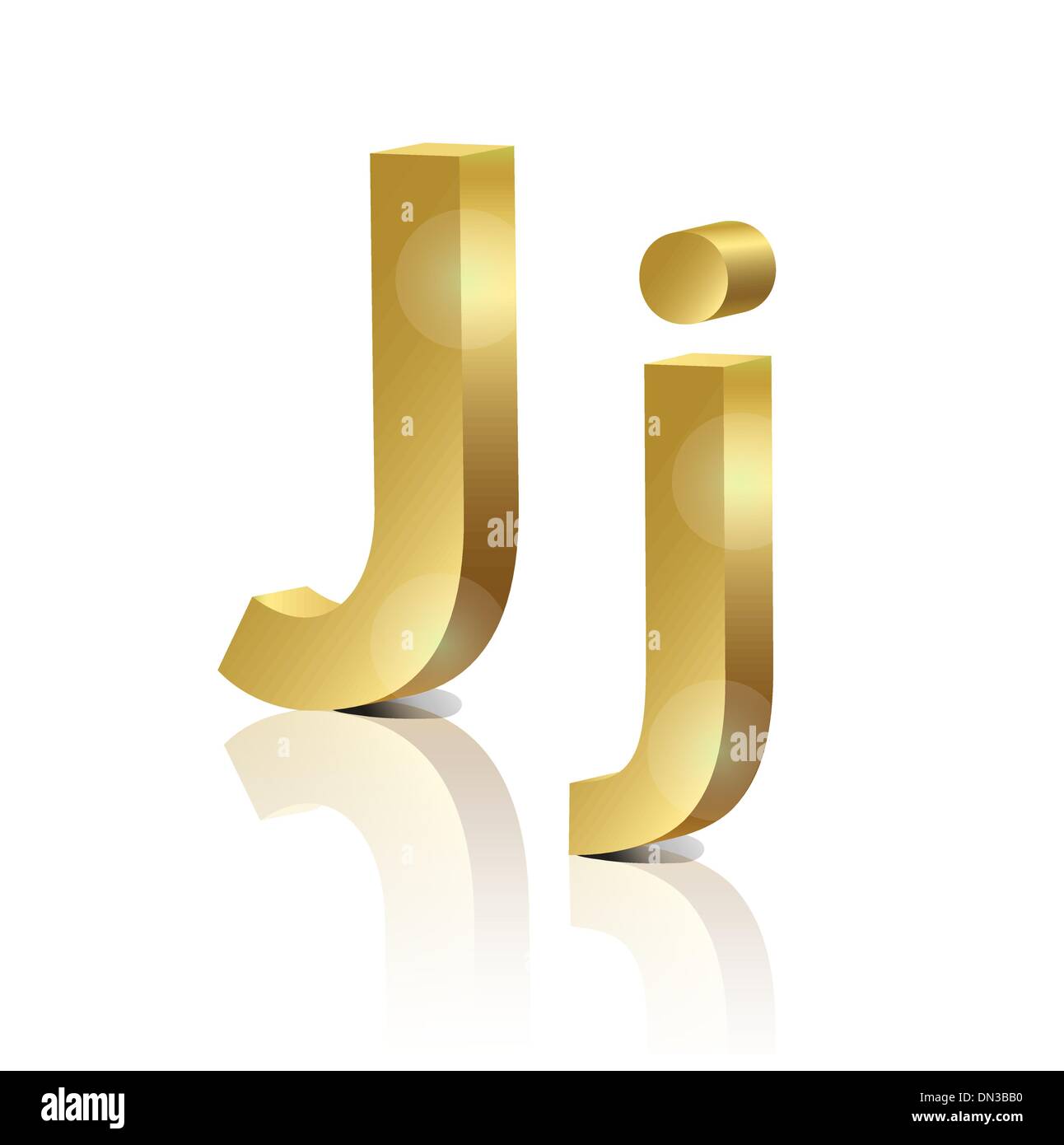 Golden letter J Stock Vector Image & Art - Alamy