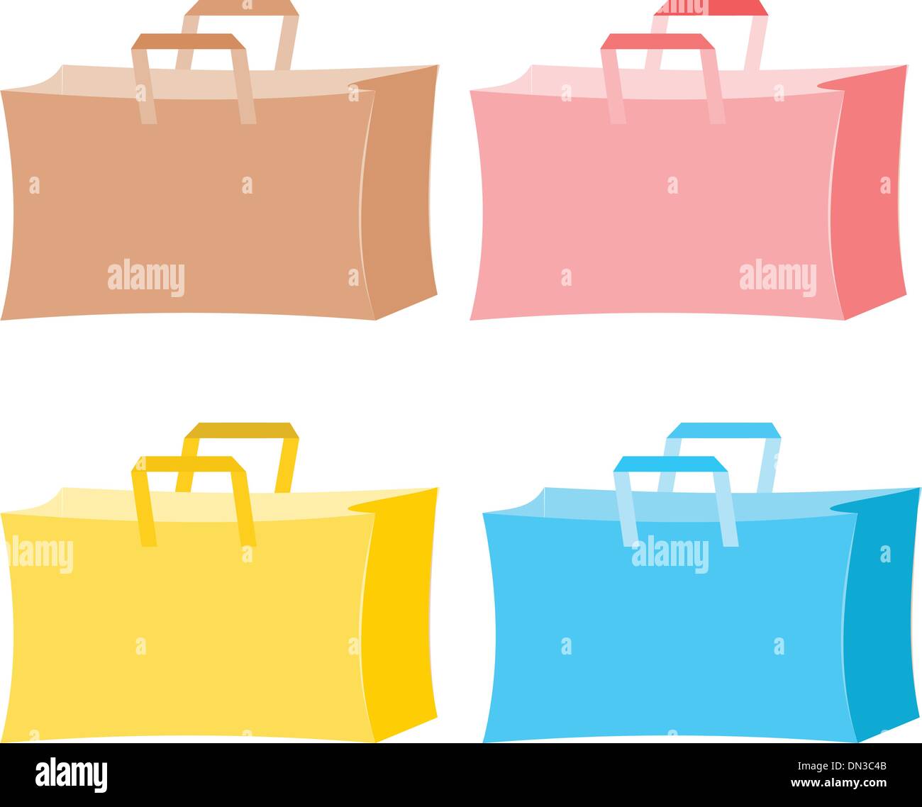 Packet bag Stock Vector Images - Alamy