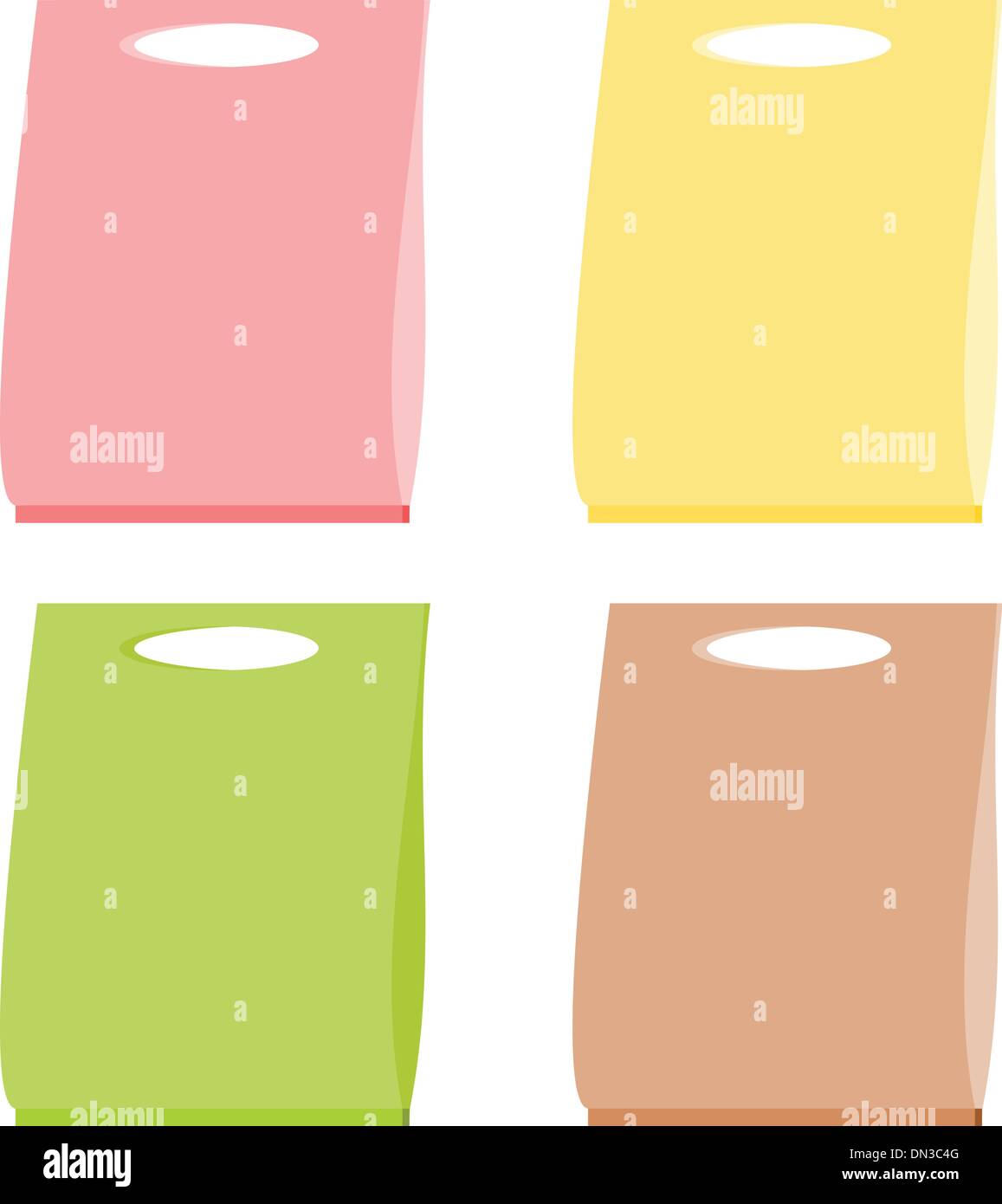 Packet bag Stock Vector Images - Alamy