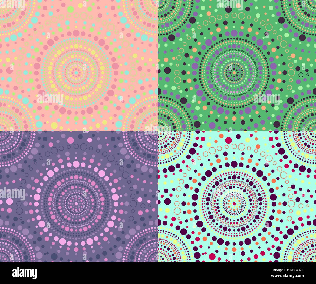 Circles patterns Stock Vector Images - Alamy